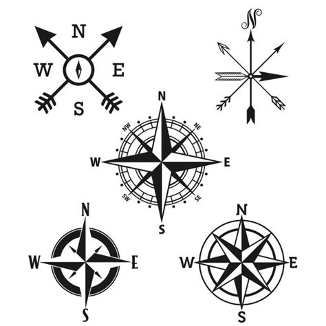 Simple Compass Stencil