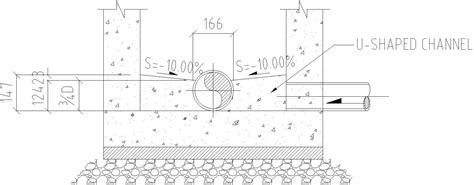 Side Section Of Manhole In Autocad 2d Drawing Cadbull