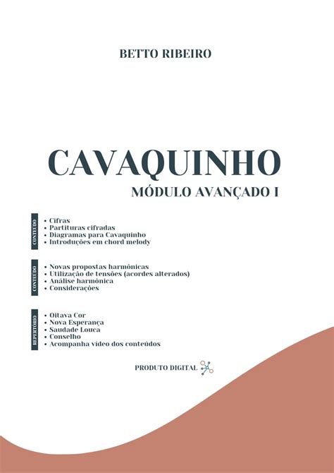 Repertório Cavaquinho Avançado Betto Ribeiro Hotmart