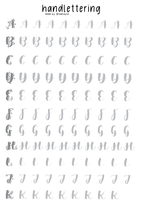 Handschrift Vorlagen Handwriting Templates Artofit