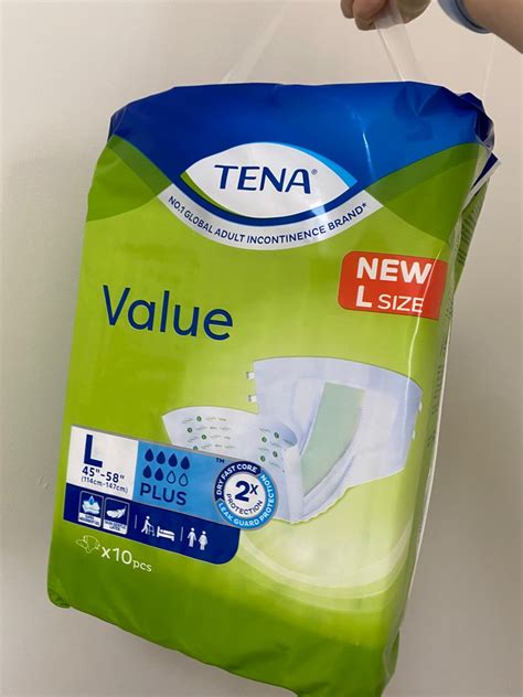 Tena Value L Size Adult Diapers Health And Nutrition Assistive And Rehabilatory Aids Adult