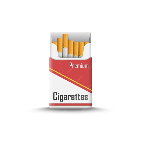 Paquete De Cigarrillos Icono En Estilo Plano Fumar Vector Ilustración