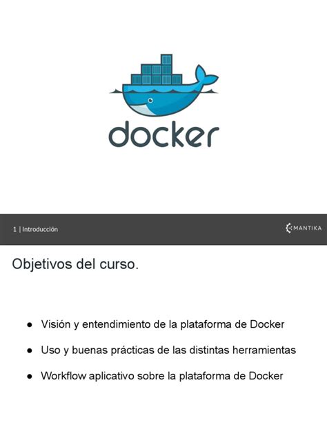 Introduccion Y Fundamentos De Docker Pdf Archivo De Computadora
