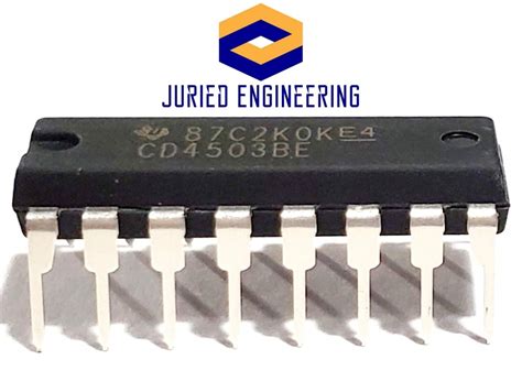 Cd4503be Cd4503b Cd4503 Cmos Cmos Hex Non Inverting Buffer With 3 State