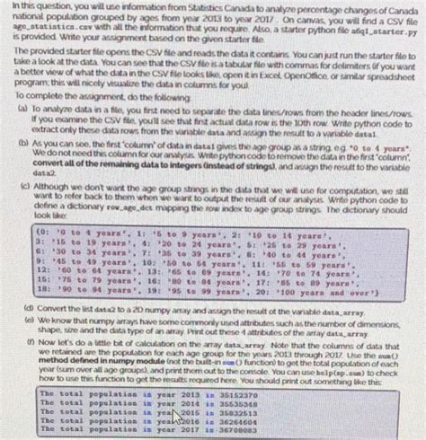 Solved Python Please And Do Not Use Csv Or Pandas Besides Chegg