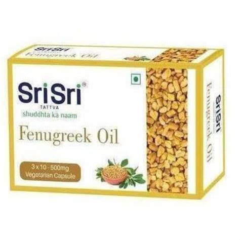 Buy Sri Sri Tattva Fenugreek Veg Oil Capsules Online At Best Price