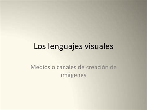Pdf Los Lenguajes Visuales Dokumen Tips