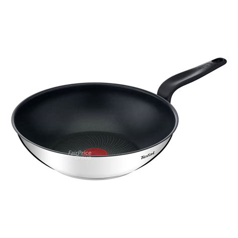 Tefal Primary Stainless Steel Wok Pan 28cm E30919 Ntuc Fairprice