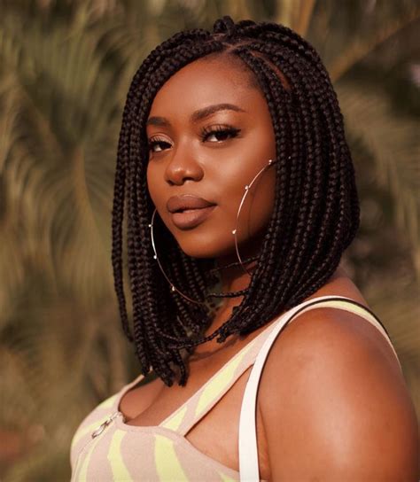 Braids Bob Style Bob Box Braids Styles Short Bob Braids Box Braids