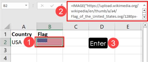 Ways To Insert A Country Flag In Excel Cell How To Excel