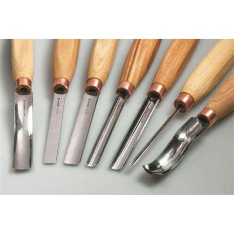 Beavercraft Sc03 Wood Carving Set Of 7 Chisels 7 Tools Tool Roll