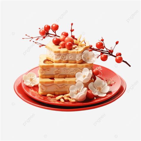 Hand Painted Double Ninth Festival Chongyang Cake Chrysanthemum Hand