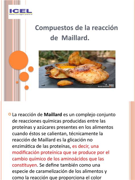 La Reacción De Maillard En Alimentos Pdf Carbohidratos Alimentos
