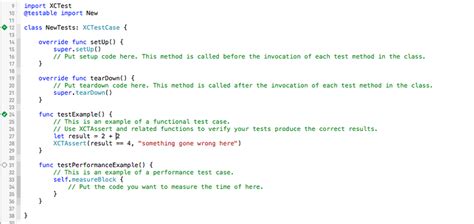 Unit Test In Swift