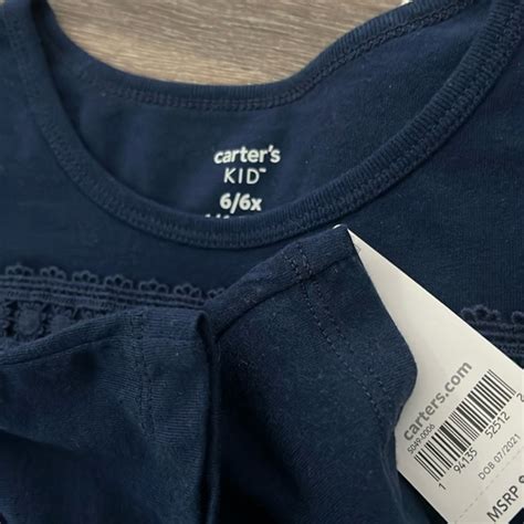 Carters Shirts And Tops Long Sleeve Shirt With Minimal Design Poshmark