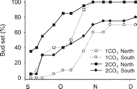 Bud Set Of Black Spruce Seedlings Exposed To Ambient 37 Pa Open Download Scientific Diagram