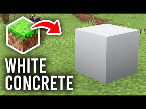 How To Make Minecraft Concrete