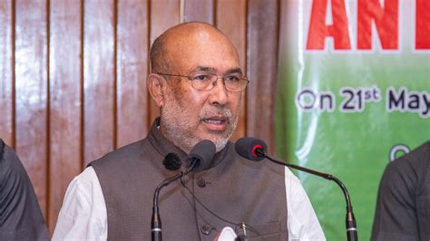 Tensions Flare In Manipur As Mob Tries To Attack Cm Biren Singhs Empty