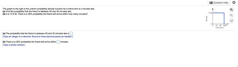 Solved Question Help The Graph To The Right Is The Uniform Chegg Com