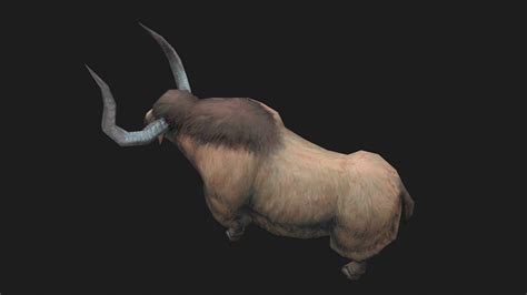 Animated Yak 3d Model Turbosquid 2197911