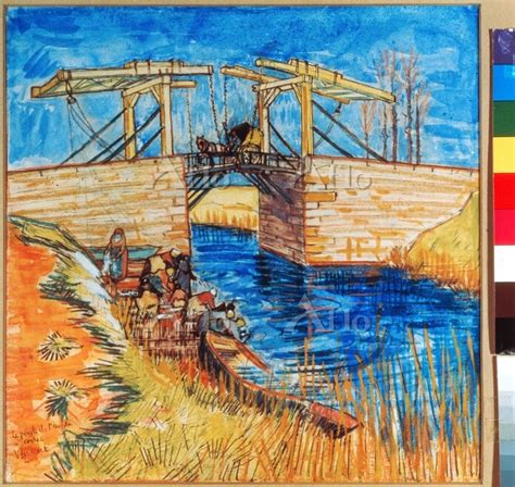 ゴッホ 「アルルの跳ね橋」 10227290 のアート作品 アフロ