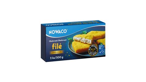 Rybí Filé Obalované Mražené Premium Nowaco Levně Kupicz