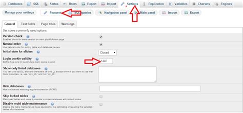 Mysql Phpmyadmin Logs Out After 1440 Secs Stack Overflow