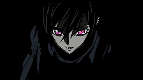 Lelouch Lamperouge Wallpaper 4k Black Background Code Geass