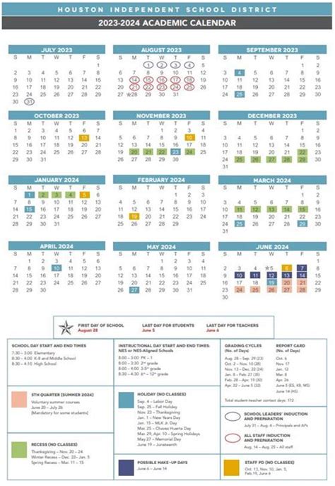 Hisd Academic Calendar 2025 25 Thea Bamboo