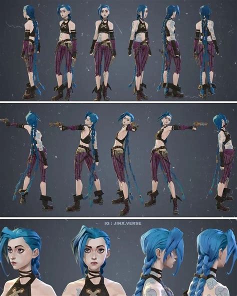 Pin By Ivana Cipher On Arte Para Inspiración Jinx Cosplay Jinx
