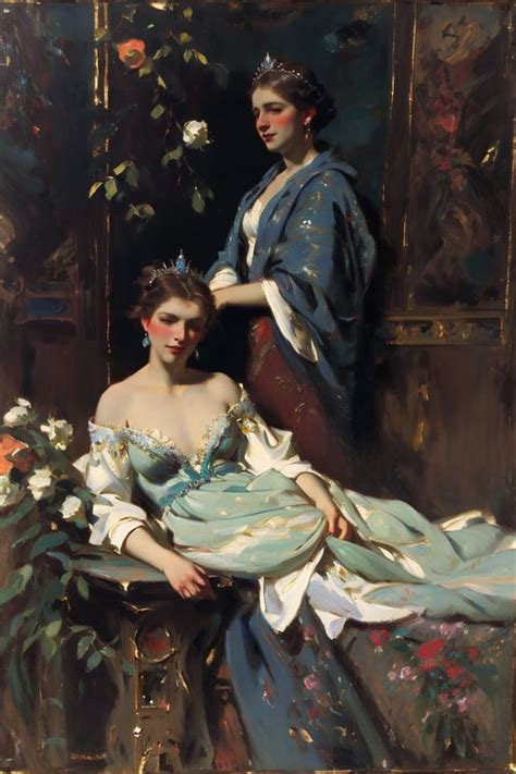 Woman Oil Pinting Reprint Image Created By ThisIsInsane Tensor Art