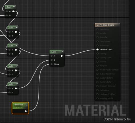 Ue4 后处理制作模糊和锐化效果ue4锐化命令 Csdn博客
