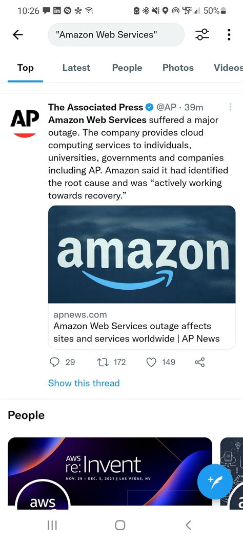 Amazon Web Services Down R Antiwork
