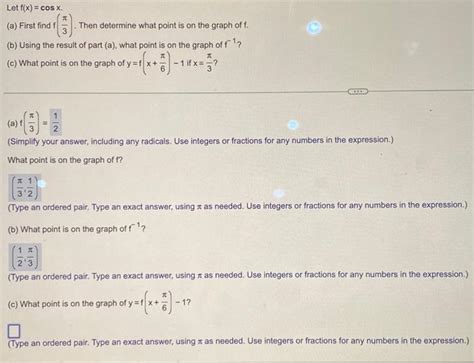solved let f x cosx a first find f 3π then determine
