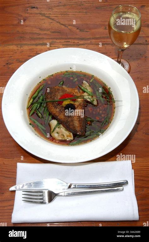 Secondary Picture Dinner Entree Sea Bass With Lobster Ravioli