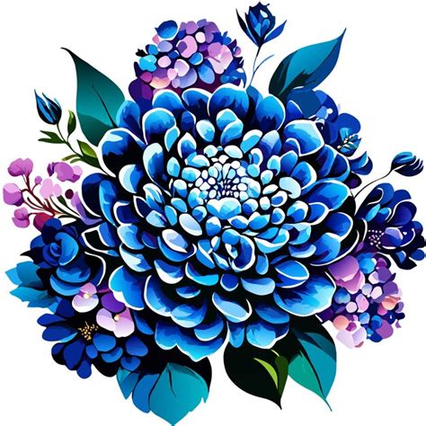 Premium Vector Clean And Isolated Hydrangea Vector Art Excellence