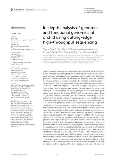 Solution In Depth Analysis Of Genomes And Functional Genomics Of