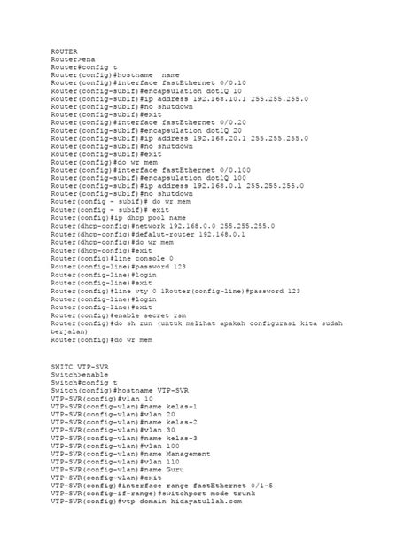 Configure Inter Vlan Download Free Pdf Network Architecture