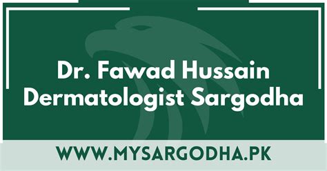 Dr Fawad Hussain Dermatologist Sargodha
