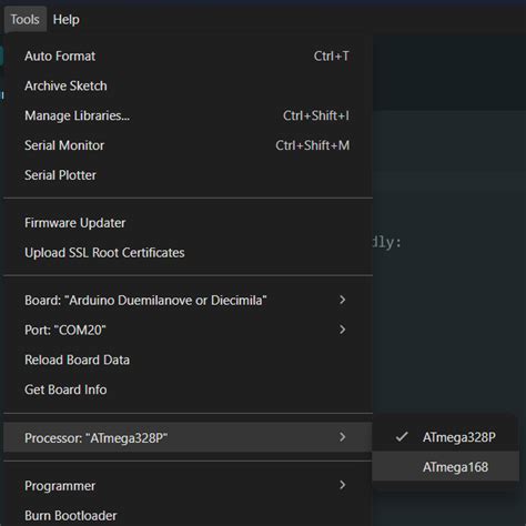 Upload With Arduino Ide 236 To An Arduino Diecimilia Does Not Work Ide 2x Arduino Forum