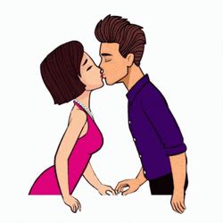 Sexy Couple Smooth Neck Kisses  890×500