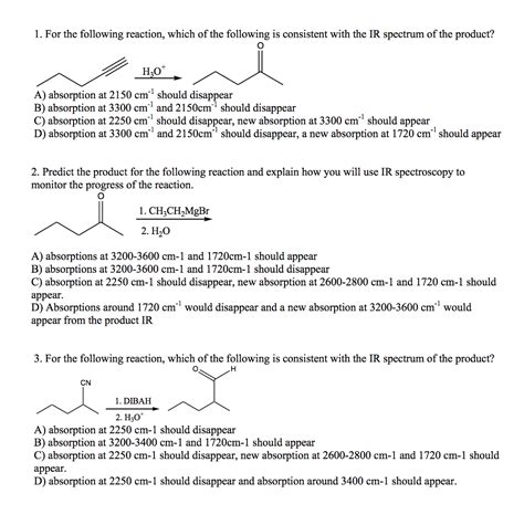 Solved For The Following Reaction Which Of The Following Chegg