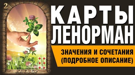 Карты Ленорман. Карта Клевер (02). Значения и сочетания карт. - YouTube