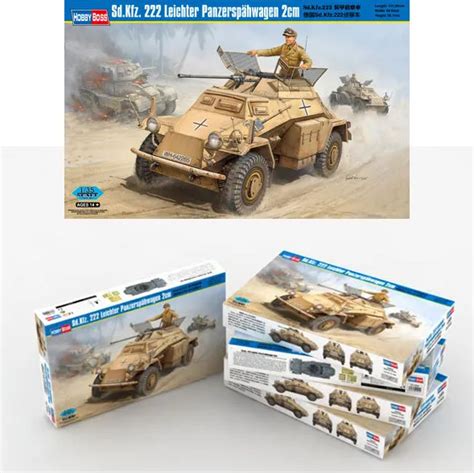 Hobbyboss Model Kit 1 35 Sdkfz 222 Leichter Panzerspahwagen 2cm Hb82442