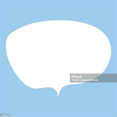 하얀 연설 거품 생각 풍선 회담 버블링 채팅 댓글 클라우드 만화 복고풍 외치는 음성 모양 파란색에 고립 0명에 대한 스톡 벡터