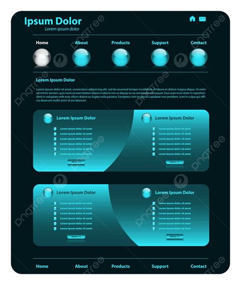 website template design blue webdesign buttons symbol vector webdesign