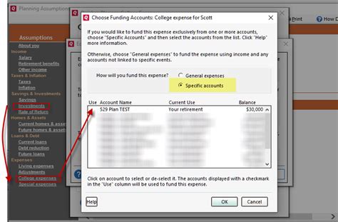 Feature Request 529 Lifetime Planner — Quicken