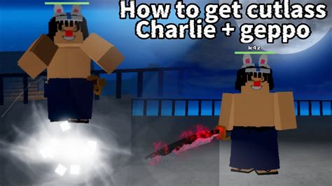How To Get Cutlass Charlie Sword Sky Walk In Pixel Piece Youtube