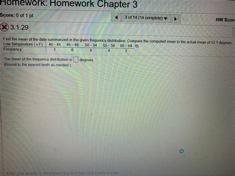 Solved Homework Homework Chapter 3 Score 0 Of 1 Pt 3 Of 14