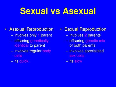 PPT Sexual Vs Asexual PowerPoint Presentation Free Download ID
